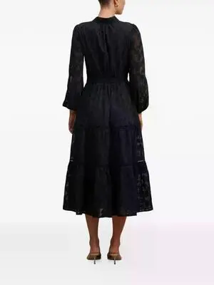 EVER NEW Nala Embroidered Midi Dress