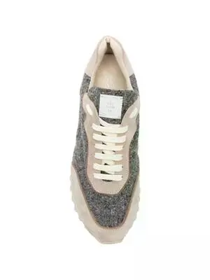 Eleventy Panelled Lace-up Sneakers