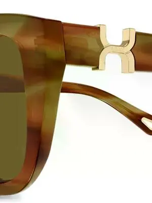 Chloé Marcie Logo-plaque Cat-eye Sunglasses