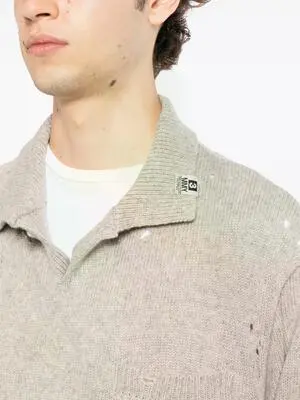 Mihara Yasuhiro Sweatshirt Combined Sweater