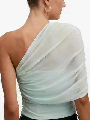 EVER NEW Samara Draped Mesh Top