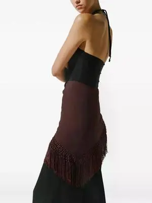 BAOBAB Austin Fringe-detail Scarf - Brown
