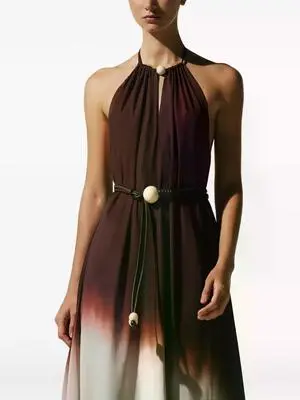 BAOBAB Rondine Cutout Maxi Dress - Brown