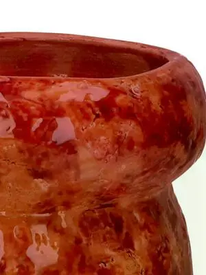POMAX Mani Sculptural Pot - Orange