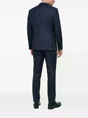 Brunello Cucinelli Windowpane-pattern Virgin Wool Suit