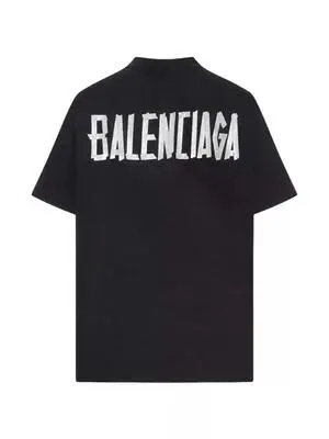 Balenciaga Glitter Tape-print T-shirt