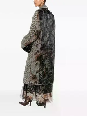 QUETSCHE Tweed Double-breasted Coat
