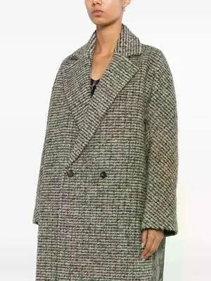 QUETSCHE Tweed Double-breasted Coat