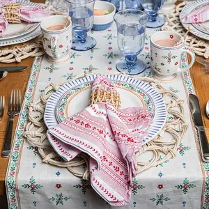 JULISKA Villa Stripe Napkin, Set Of 4
