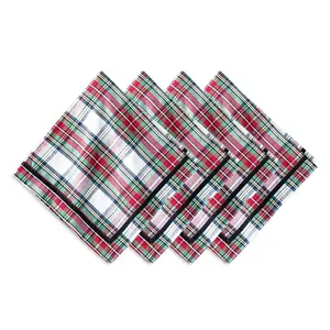 JULISKA Stewart Tartan Napkin, Set Of 4 - Red