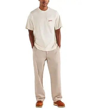 MALBON Vista Demand Graphic Pocket Tee - Ivory