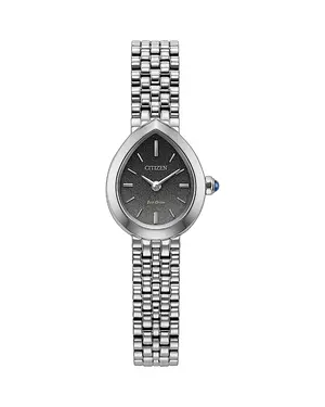 Citizen Rainell Bracelet Watch, 20mm - Black/silver