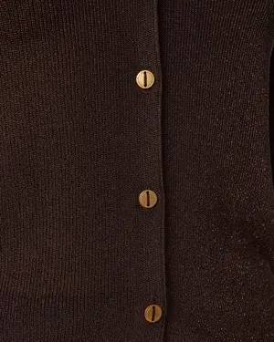 Donna Karan New York Collared Cardigan