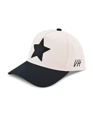 Vintage Havana Two Tone Star Trucker Hat Bone/black