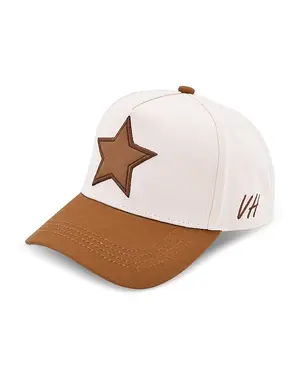 Vintage Havana Two Tone Star Trucker Hat Bone/brown