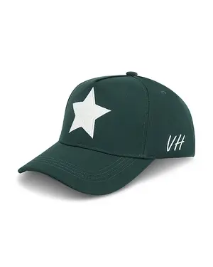 Vintage Havana Two Tone Star Trucker Hat - Forest Green