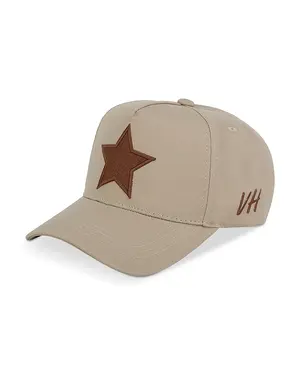 Vintage Havana Two Tone Star Trucker Hat Khaki