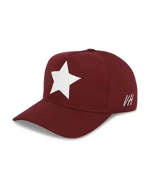 Vintage Havana Two Tone Star Trucker Hat Maroon