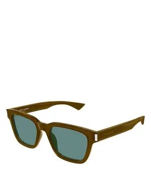 Saint Laurent Sl 790 Square Sunglasses, 53mm - Brown