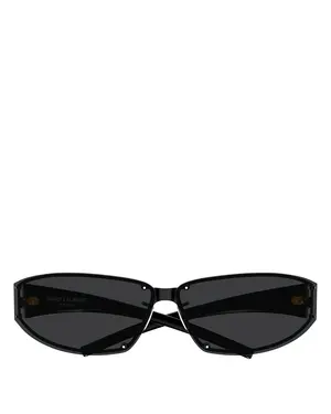 Saint Laurent Rectangular Sunglasses, 82mm