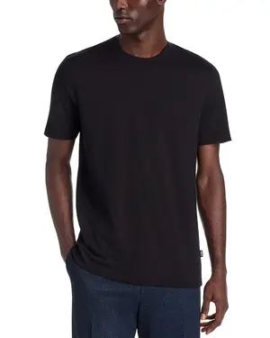 BOSS Thompson Cotton Regular Crewneck T-shirt - Black