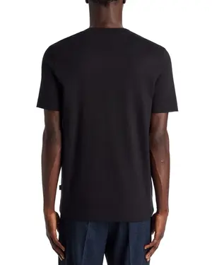 BOSS Thompson Cotton Regular Crewneck T-shirt - Black