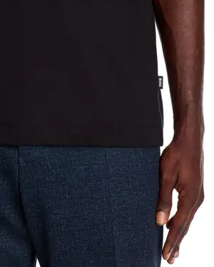 BOSS Thompson Cotton Regular Crewneck T-shirt - Black