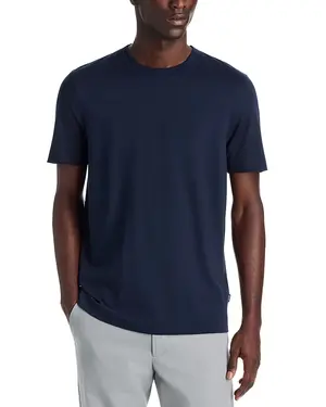 BOSS Thompson Cotton Regular Crewneck T-shirt - Dark Blue