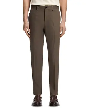 BOSS L-kaiton Slim Fit Cotton Blend Pants - Medium Brown