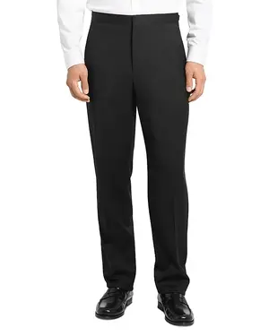 Theory Wool Tuxedo Trousers - Black