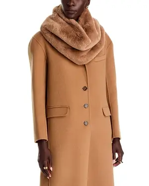 Echo Faux Fur Snood - Chai
