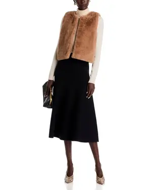 Echo Heirloom Sheared Faux Fur Vest - Chai