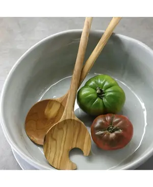 BE HOME Olive Wood Crescent Serving Set