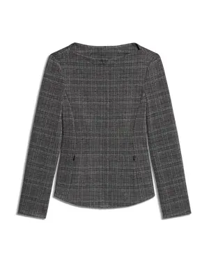 Theory Boat Neck Zip Jacket