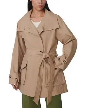 Varley Celina Cotton Blend Belted Jacket