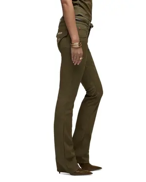 Hudson Jeans Beth Faux Suede Low Rise Baby Bootcut Jeans