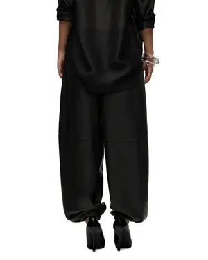 Hudson Jeans Faux Leather Balloon Joggers