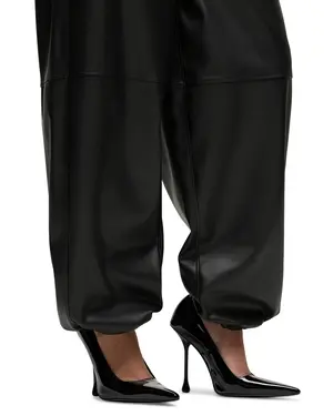 Hudson Jeans Faux Leather Balloon Joggers
