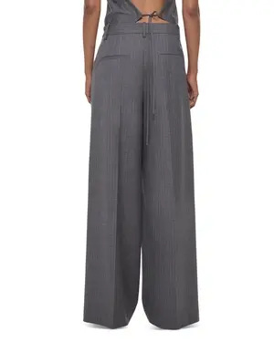 Helmut Lang Pleated Wide Leg Pants