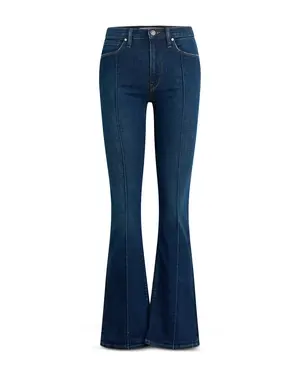 Hudson Jeans Barbara Pintuck High Rise Bootcut Jeans