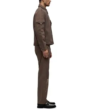 Hudson Jeans Rylan Cotton Splatter Relaxed Straight Fit 30 Jeans