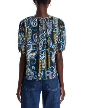 Johnny Was Margot Short Sleeve Blouse