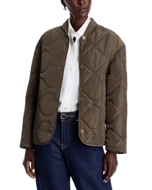 Johnny Was Puffer Bomber Jacket