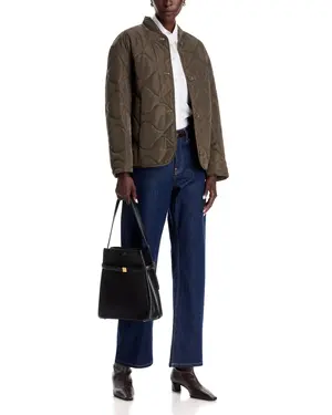 Johnny Was Puffer Bomber Jacket