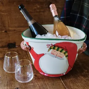 VIETRI Old St. Nick Cachepot