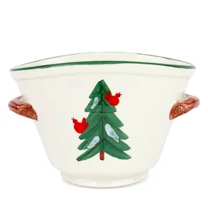 VIETRI Old St. Nick Cachepot