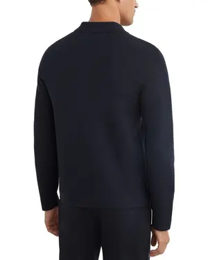 REISS Fleetwood Concealed Placket Pocket Zip Jacket