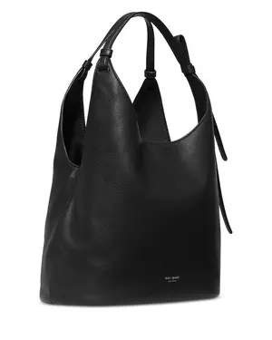 Kate Spade New York Loop Large Leather Carryall Bag - Black