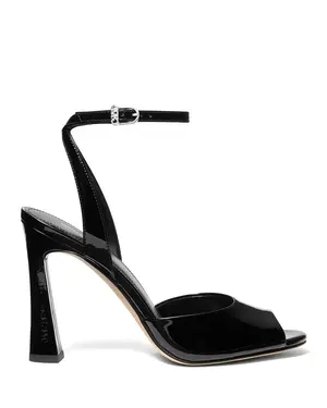 Michael Kors Rosie High Leather Sandals - Black