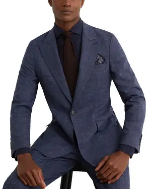 REISS Penso Wool, Silk & Linen Classic Fit Blazer